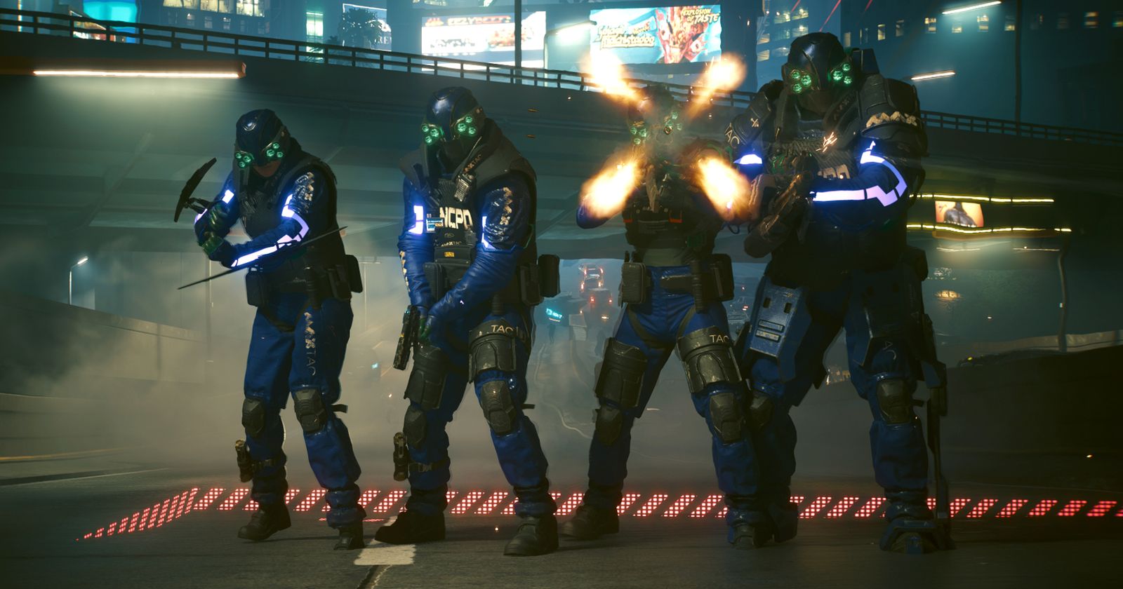 Todos los nuevos tipos de MaxTac en Cyberpunk 2077 2.0